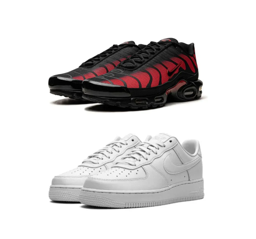 Nike AirMax Plus “Bred reflective” x Airforce 1 – REPKINGS